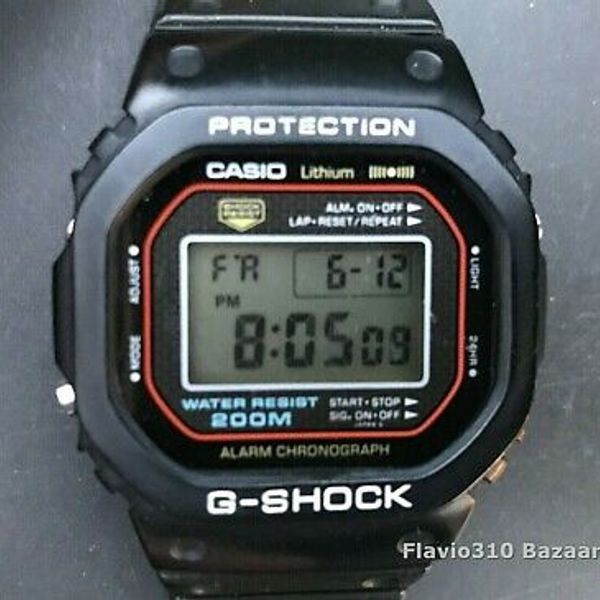 +RARE 1983 Casio G-SHOCK DW-5000C-1A (240) Japan B 1st Generation - All Original | WatchCharts