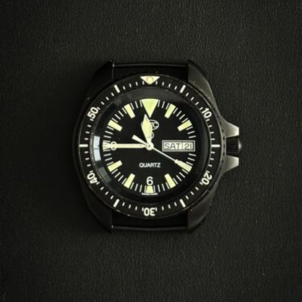 CWC Royal Navy Diver SBS QUARTZ WATCH MK.2 DAY/DATE BLACK | WatchCharts ...