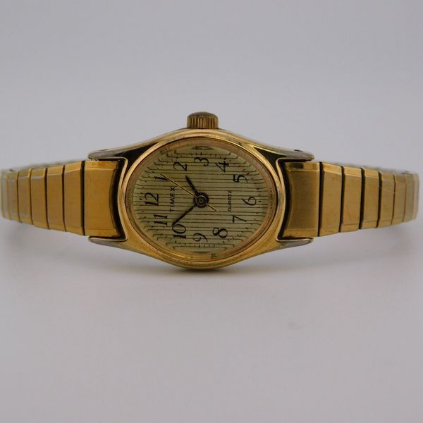Timex N CELL Gold Tone Quartz Analog Women's Watch Sz. 6" New Battery ...