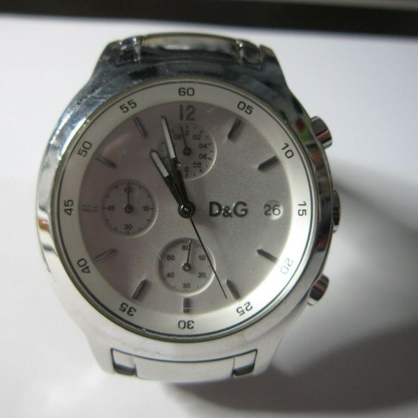 A MEN'S DOLCE & GABBANA PERFECT DAY D&G TIME CHRONOGRAPH WRISTWATCH ...