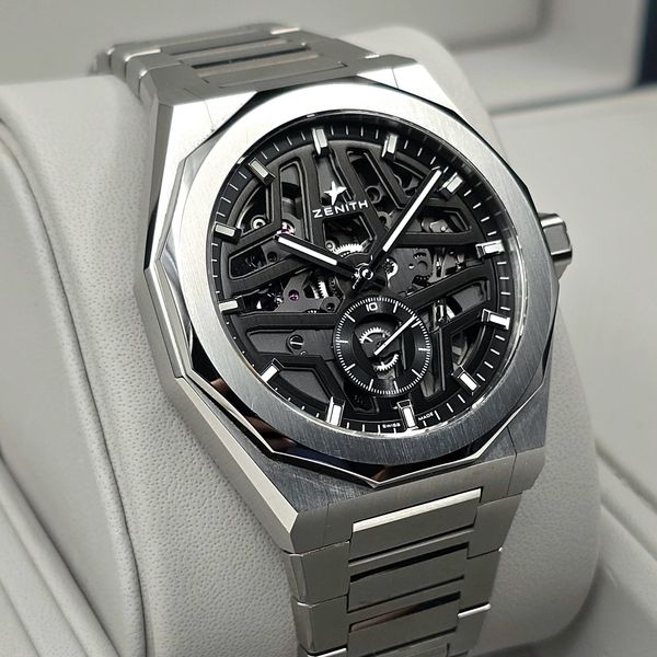 Zenith Defy Skyline Skeleton integrated 41mm steel case, full set 2024 ...
