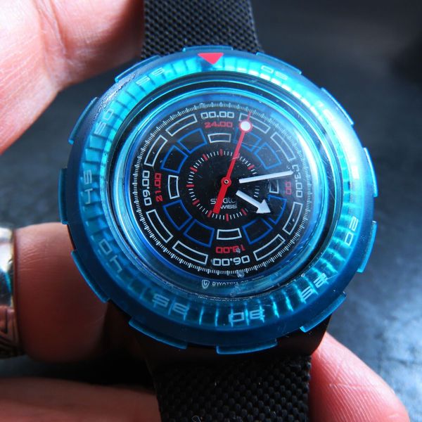 Swiss Made Swatch Scuba Diver 200M Quartz Men Watch | WatchCharts ...