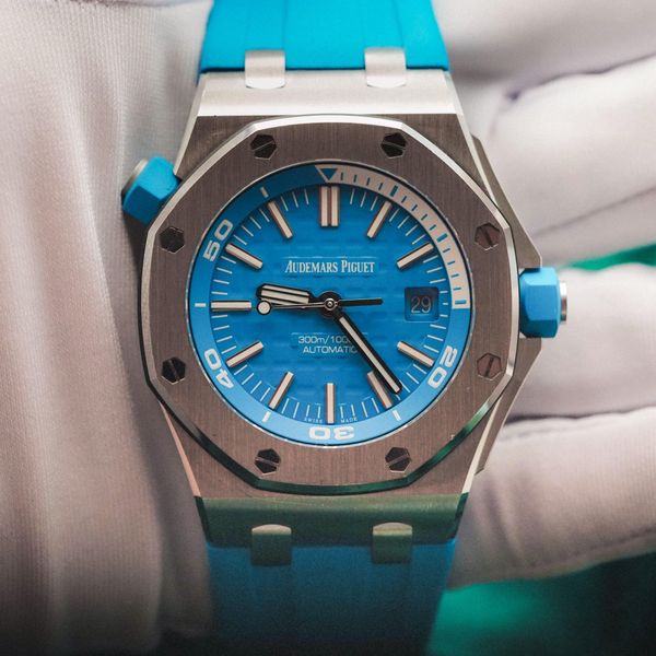 [WTS] Audemars Piguet ROO Diver 15710ST Turquoise Dial Full Set ...