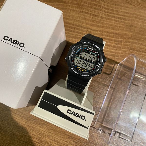 CASIO TRW-21 Tachy Meter Rare Vintage Digital Watch NOS NIB ...