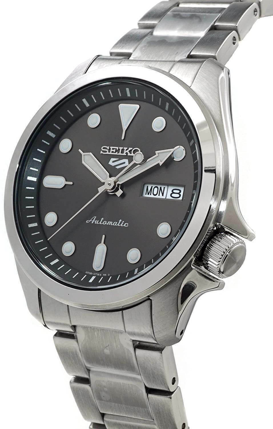 Seiko 5 Sports Gray Men's Watch - SRPE51 | WatchCharts