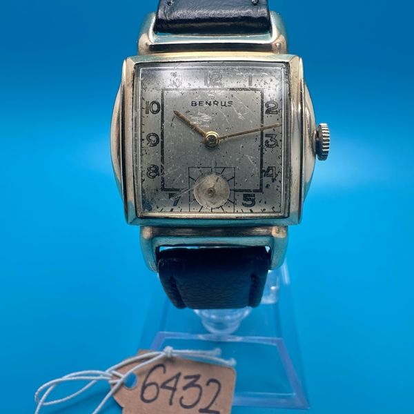 1930's Vintage Benrus BB 4 Swiss 17 Jewel 10k RGP 28mm Manual Wind ...