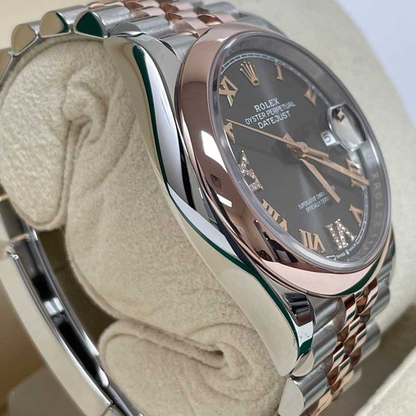 FS: Rolex Datejust 36mm 126201 SS/Everose Rhodium Diamond LNIB ...