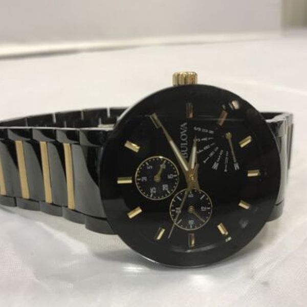 Bulova Men's FUTURO Two-Tone Stainless Steel Watch - 98C124 MSRP: $450 ...