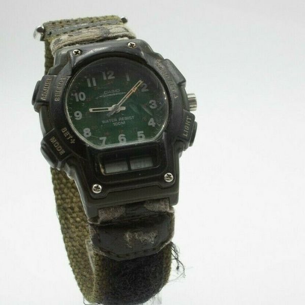 CASIO Forester FT-610 (2319) Telememo Analog / Digital Green New ...