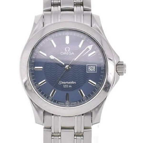 OMEGA Seamaster 2511.81 Stainless steel blue Dial Quartz Men's Watch U ...