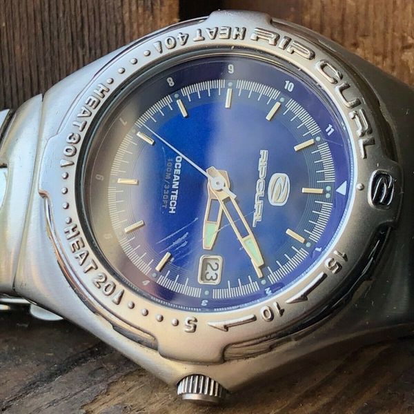 AUTHENTIC Modern Gents Rip Curl OCEAN TECH,SSS SHRED-17501,Swiss Quartz ...