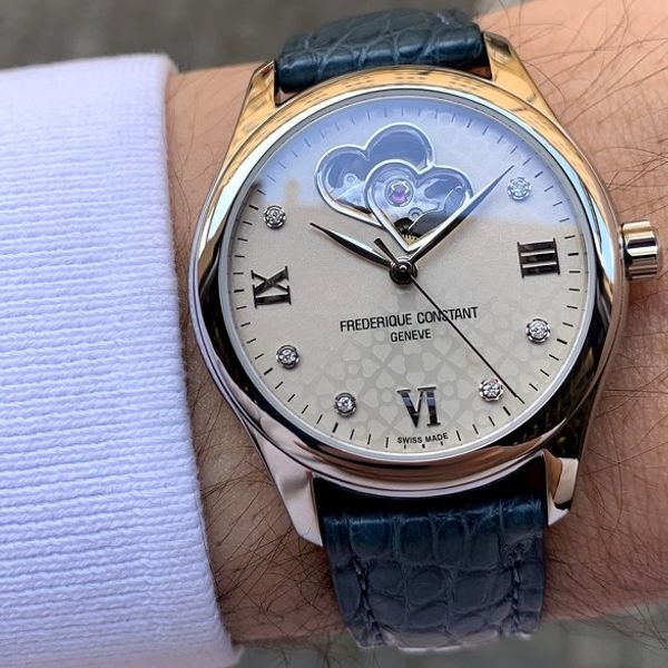 FS: Frederique Constant Double Heart Beat Lady Diamonds 36mm | WatchCharts
