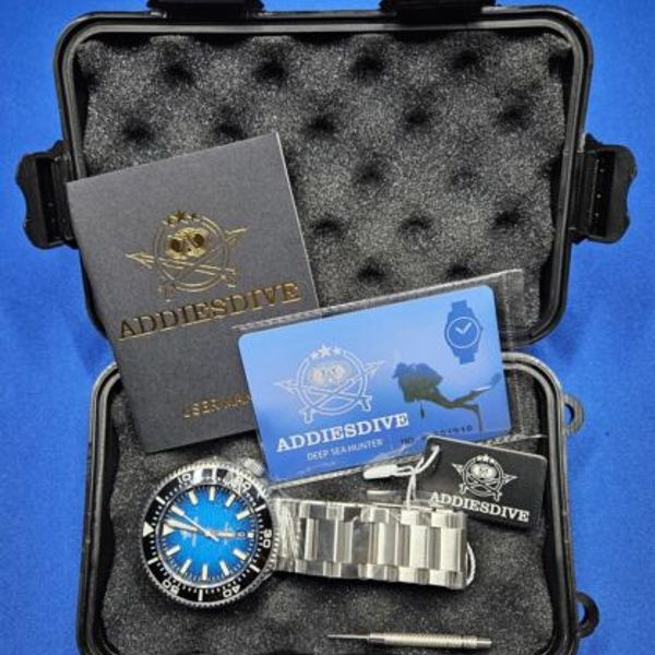 New ADDIESDIVE 1000M Tuna Diver Sapphire Watch NH35 Seiko Automatic ...