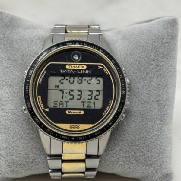 Rare 1990s TIMEX MICROSOFT Data-link 150 Digital Watch | WatchCharts ...