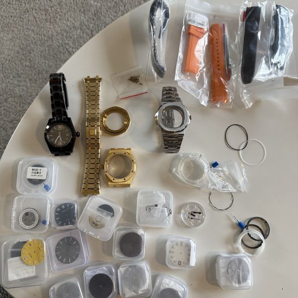 HUGE lot of Custom Seiko Mod Watch Parts - Mechanical/Automatic Watch ...