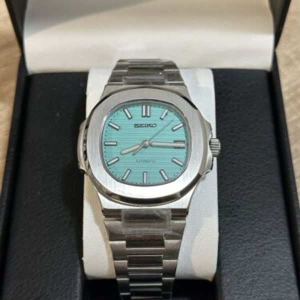 Seiko Mod nautilus Tiffany | WatchCharts Marketplace