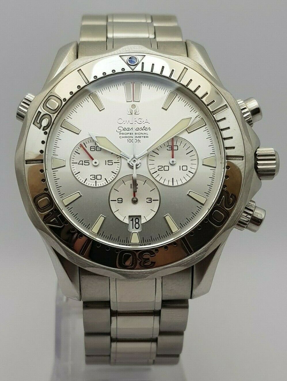 OMEGA SEAMASTER CHRONOGRAPH 2589.30 00 US SPECIAL EDITION 1000ft CAL ...