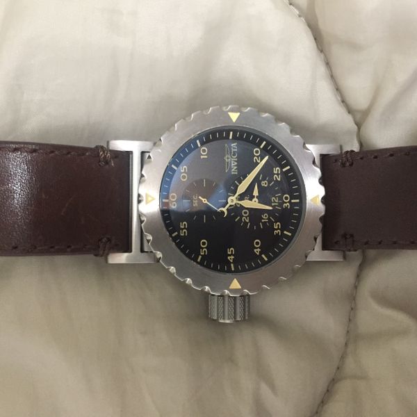 FS Invicta mens model 14636 I force rare Bomber Style | WatchCharts ...