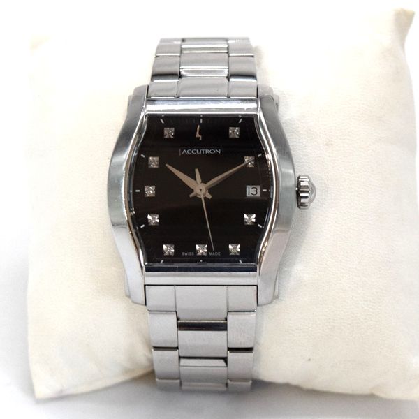 Swiss Bulova Accutron Stratford A8 Diamond Marker Sapphire Crystal ...