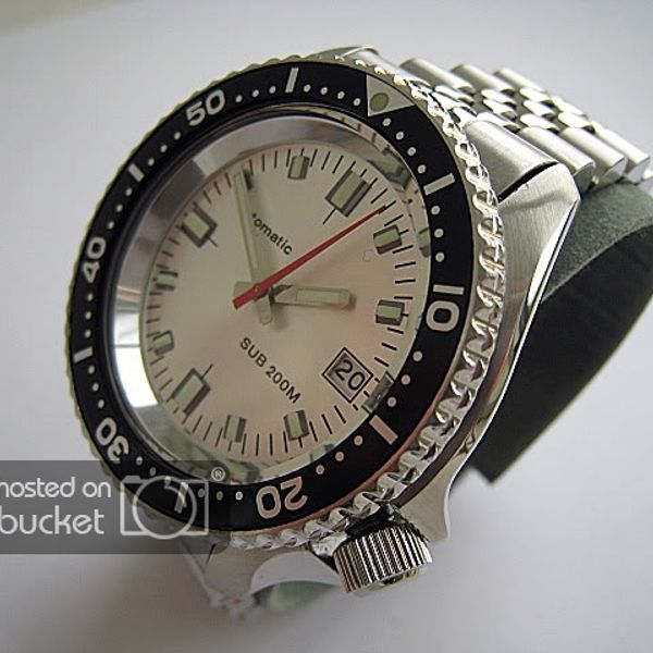 FS: Seiko SKX007 Diver, mod Silver Sunburst Dial (relumed) $179 shipped ...