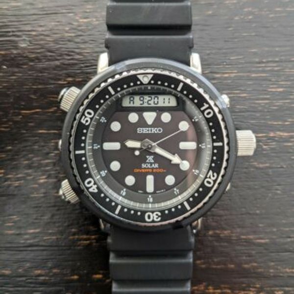 Seiko Prospex Men's Black Watch - SNJ025 | WatchCharts Marketplace
