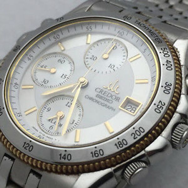 Seiko Credor Pacific Watch Men's Used Quartz Date Chronograph from ...