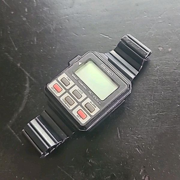 Vintage 80's Seiko RC-1000 Computer Wrist Terminal Watch | WatchCharts ...