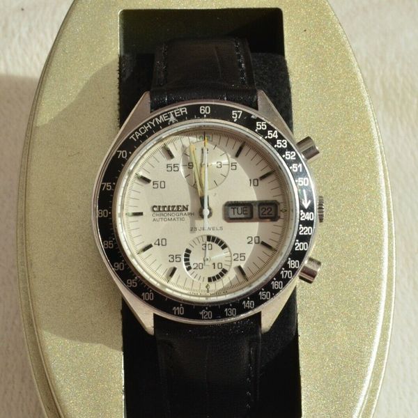 Citizen 8110A Flyback Column Wheel Double Chronograph Vintage Watch ...