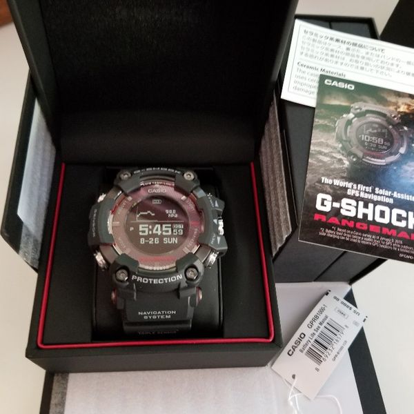 FS: Mint Casio G-Shock Rangeman (2018) Black Watch GPRB1000-1 | WatchCharts