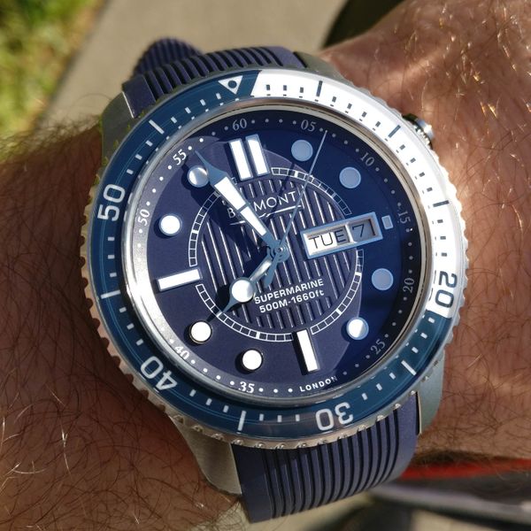[WTS] Bremont Supermarine Blue AD warranty | WatchCharts Marketplace