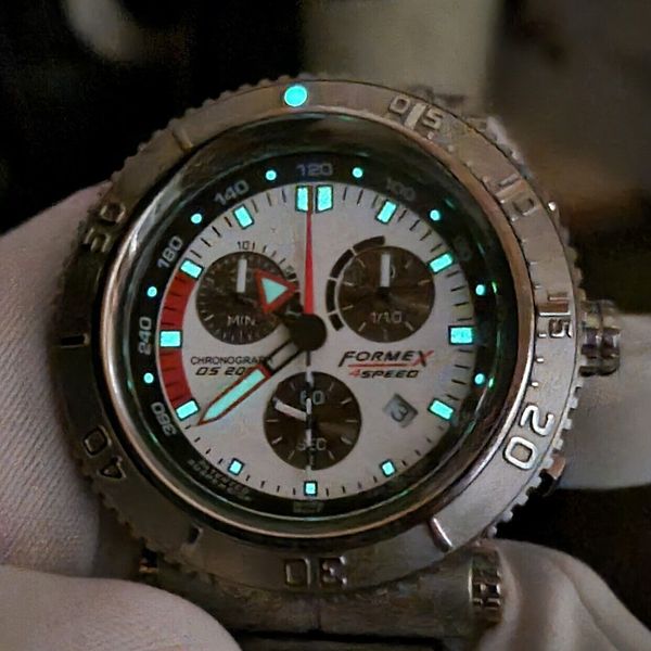 Gents Unusual Formex 4 Speed DS 2000 Chronograph Swiss Quartz 300M Dive ...