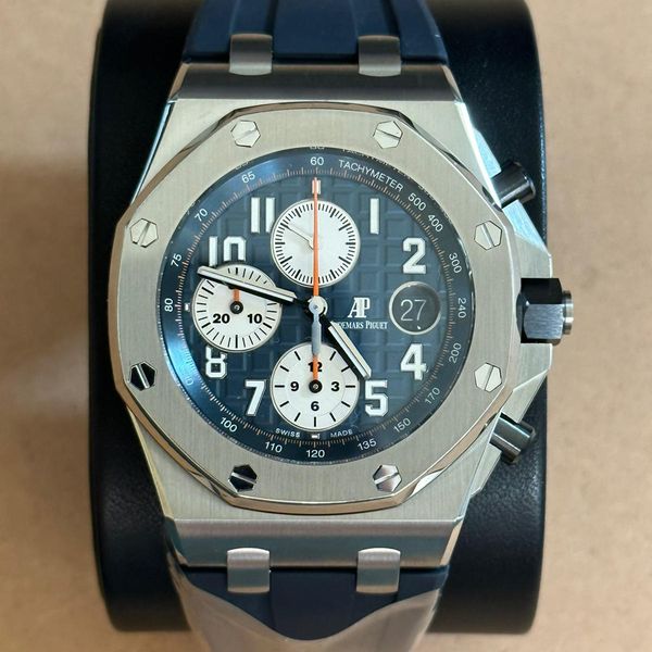 FS: Audemars Piguet Royal Oak Offshore Chronograph 42mm AP Navy Steel ...