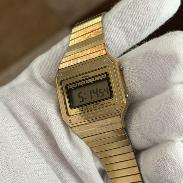 Rare Vintage Casio SA-430G Alarm Chronograph JDM Digital Watch Module ...