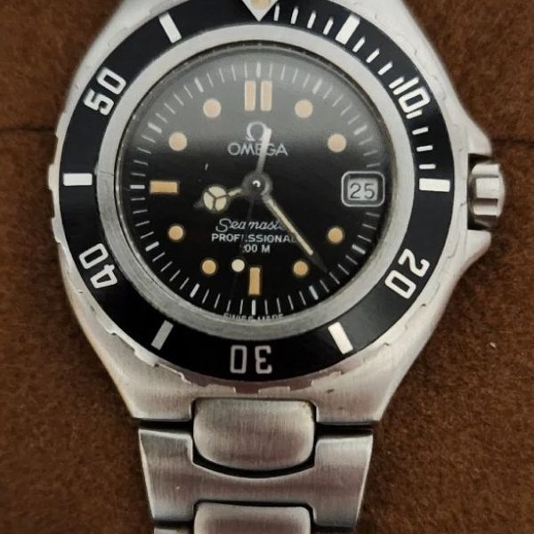 OMEGA Seamaster Professional 200m Pre-Bond Black Dial Quartz Men's ...