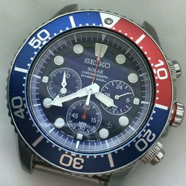 Seiko SSC019 Solar Divers Chronograph. Pepsi bezel. | WatchCharts