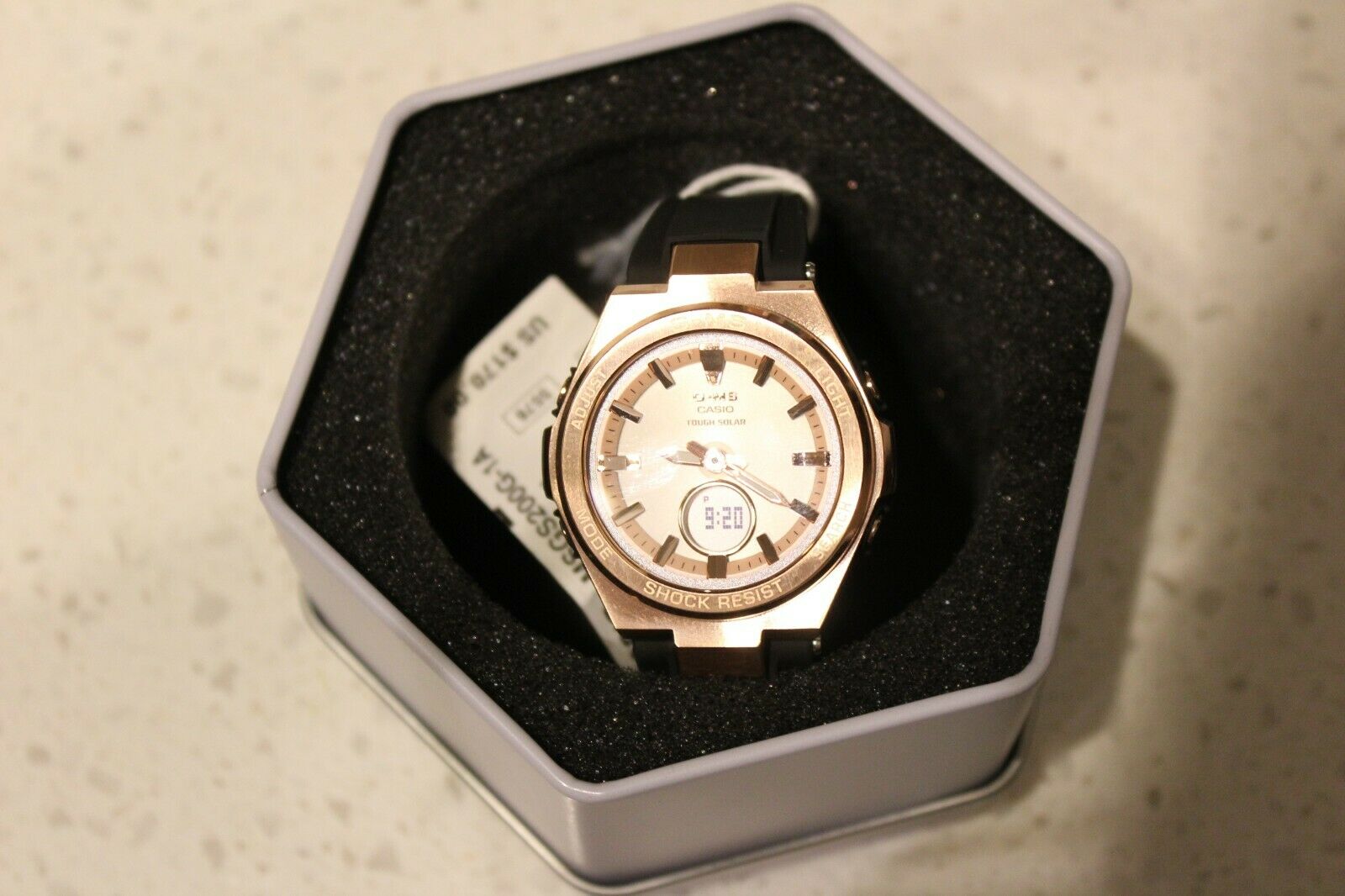 Casio G-MS Baby-G Rose Gold w Silver Dial - MSGS200G-1A - New $180 ...