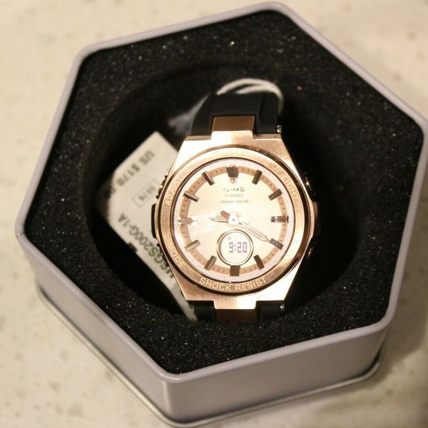 Casio G-MS Baby-G Rose Gold w Silver Dial - MSGS200G-1A - New $180 ...