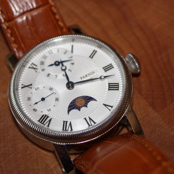 FS Parnis GMT Moon Phase $65 SOLD | WatchCharts