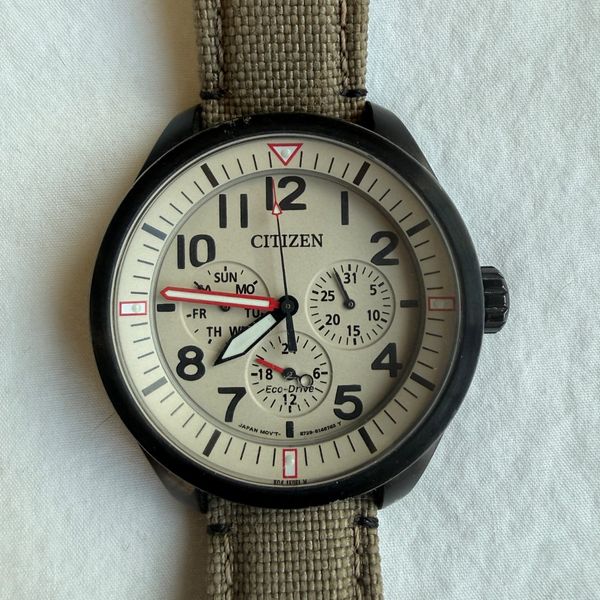 Citizen Men's Eco-Drive Weekender Garrison Field Watch Khaki and Black ...