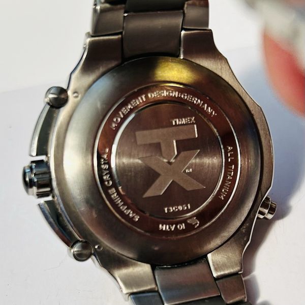 Timex TX TechnoLuxury Titanium Chronograph Compass Watch - T3C051 - New ...