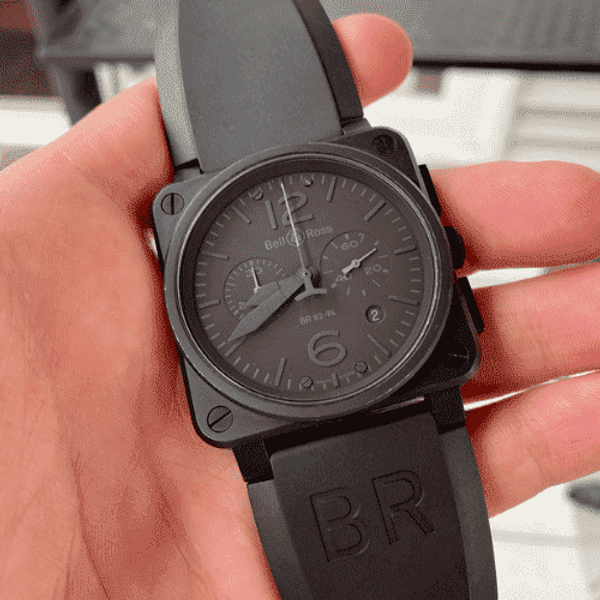 FS: Bell & Ross BR03-94 Phantom Black Chronograph | WatchCharts Marketplace