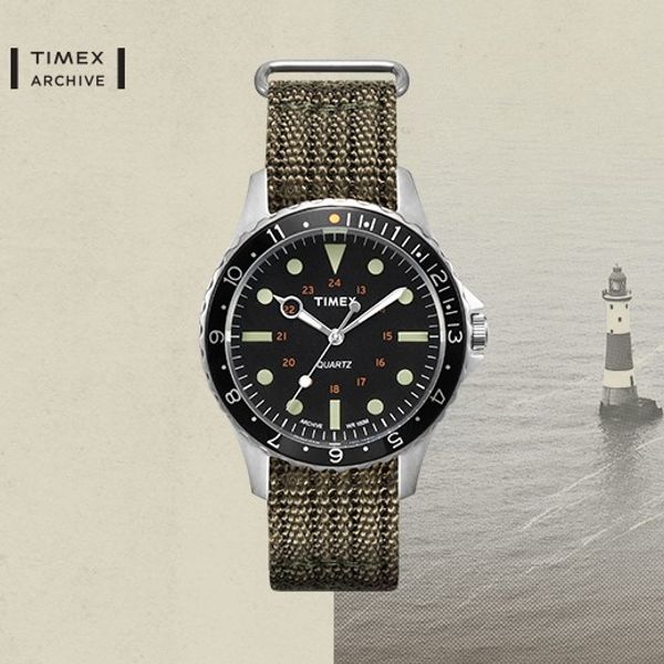 FS: Timex Navi Harbor divers submariner style watch monin style dial ...