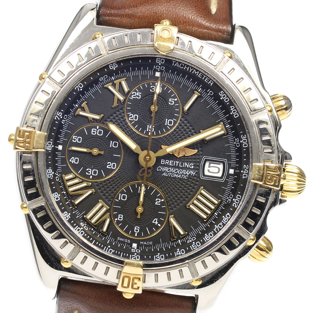 [BREITLING] Breitling Crosswind Bicolo Chronograph B13055 Automatic Men ...