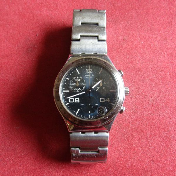Vintage Swatch Irony Chronograph AG2002 Quartz Man`s Watch ...