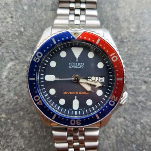 Seiko Skx009 Diver Automatico Seiko Skx007 Blue Dial Watch Sub 21 ...