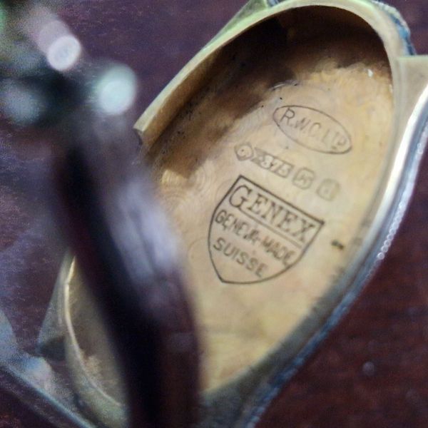 LOVELY VINTAGE 1930s LADIES 9ct GOLD ROLEX GENEX PRIMA ART DECO ...