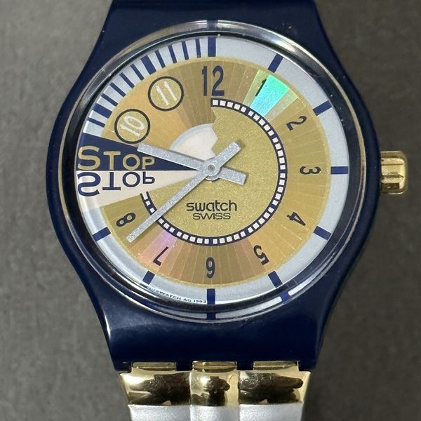 swatch stopwatch Double Rum Ssn104 | WatchCharts Marketplace