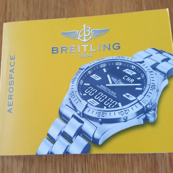 Breitling Aerospace instruction manual | WatchCharts