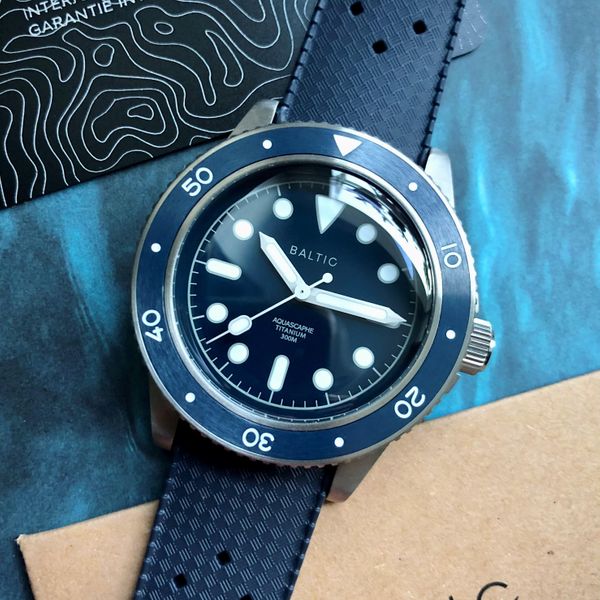 [WTS] Baltic Aquascaphe Titanium Blue LE of 300 (Full Kit) | WatchCharts