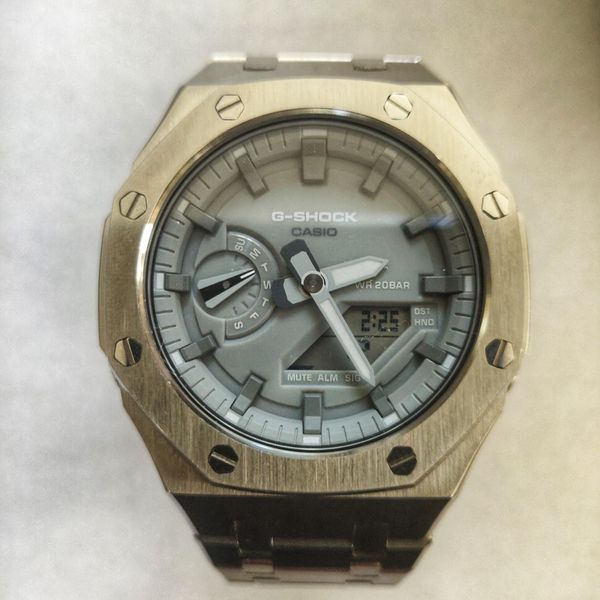 [WTS] Casio GA2110ET-8A “CasiOak” G-Shock Grey with AP Royal Oak Mod ...